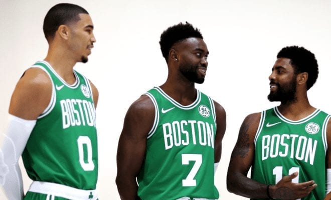 Kyrie Irving Explains Struggles Of Jayson Tatum and Jaylen Brown
