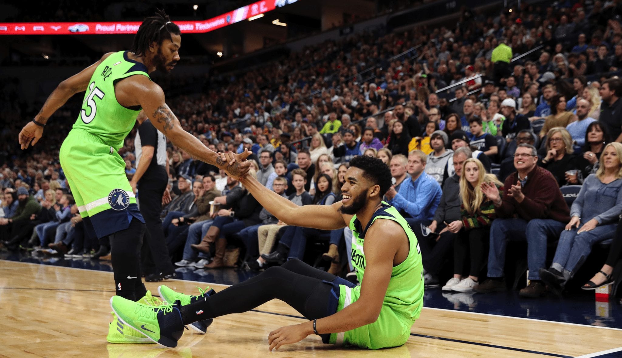Derrick Rose Helped Karl-Anthony Towns Through Jimmy Butler Fiasco
