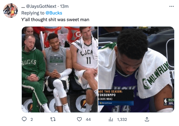 Internet Roasts Bucks for Losing by 41 Points