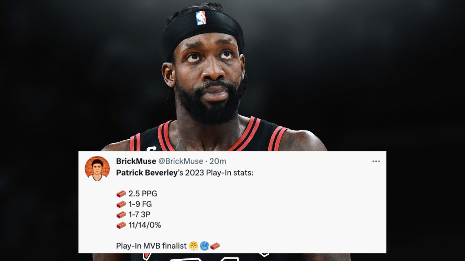NBA Twitter Roasts Pat Bev After Brutal Play-In Elimination