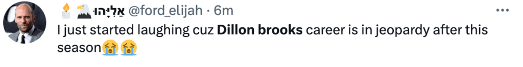NBA Twitter Trolls Dillon Brooks After He Snubs Reporters, Again