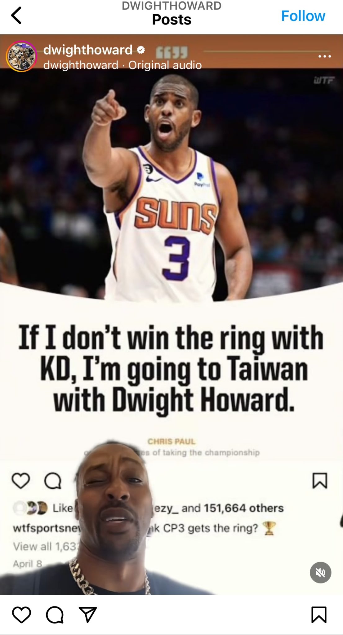 Dwight Howard Hilariously Recruits Chris Paul to Taiwan