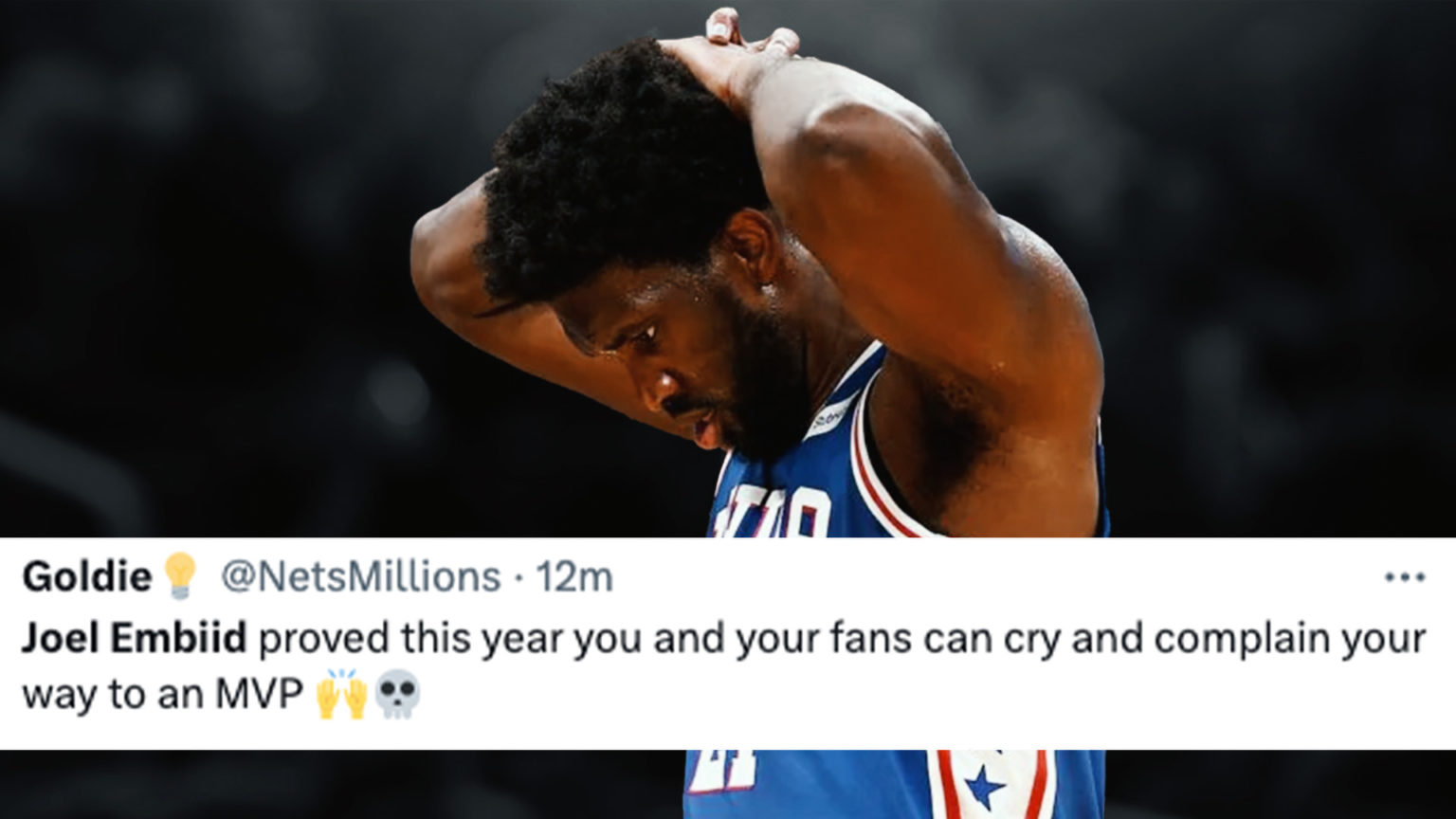 NBA Twitter Roasts Joel Embiid as 34-Point Defeat Comes Day After ...